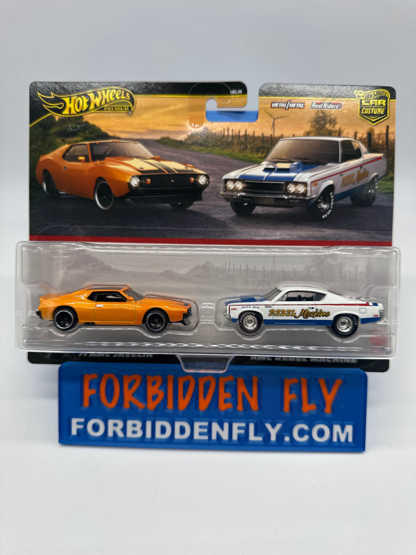 Hot Wheels Car Culture - Target Exclusive Premium 2 Pack - ‘71 AMC Jav ...