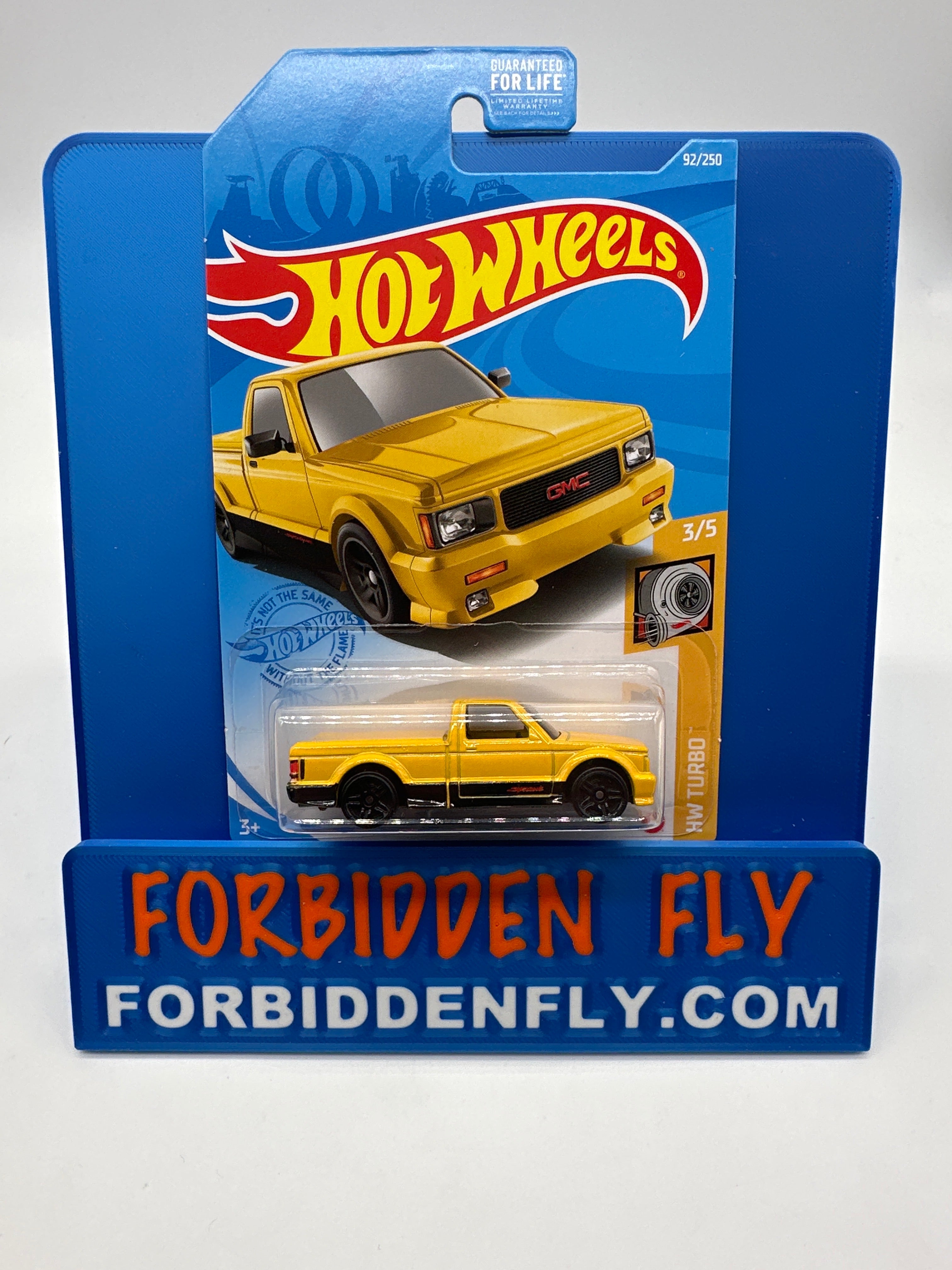 Hot Wheels 2021 Kroger Exclusive - Yellow ‘91 GMC Syclone – Forbidden Fly