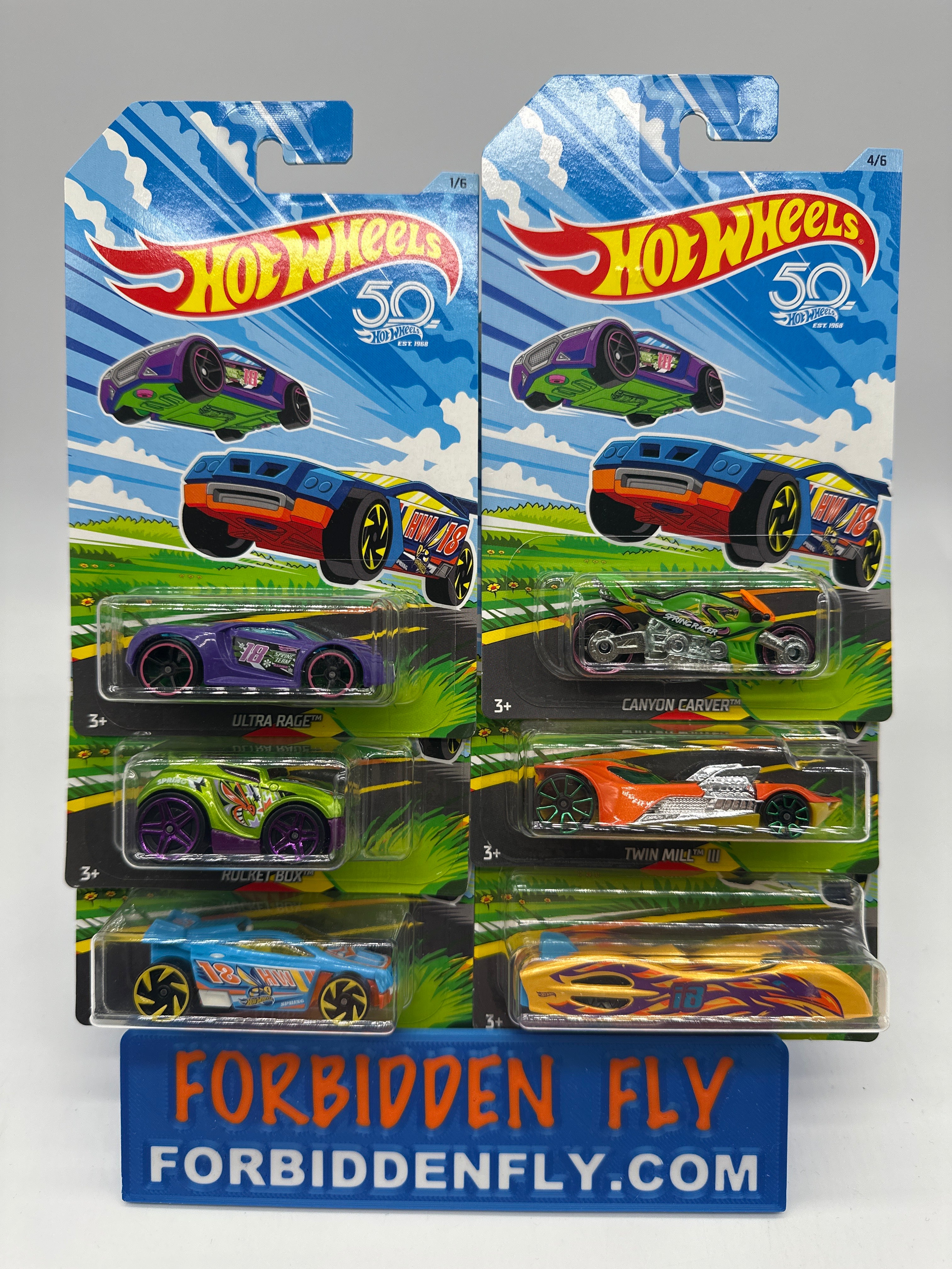 Hot Wheels - 2018 Spring Series - Complete Set of 6 – Forbidden Fly