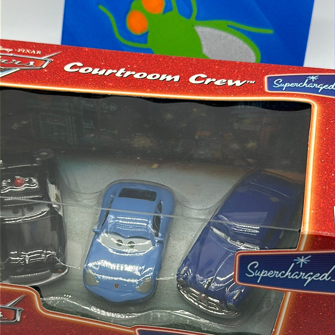 Disney Pixar Cars Movie - Supercharged Series - Courtroom Crew Set (Sh ...