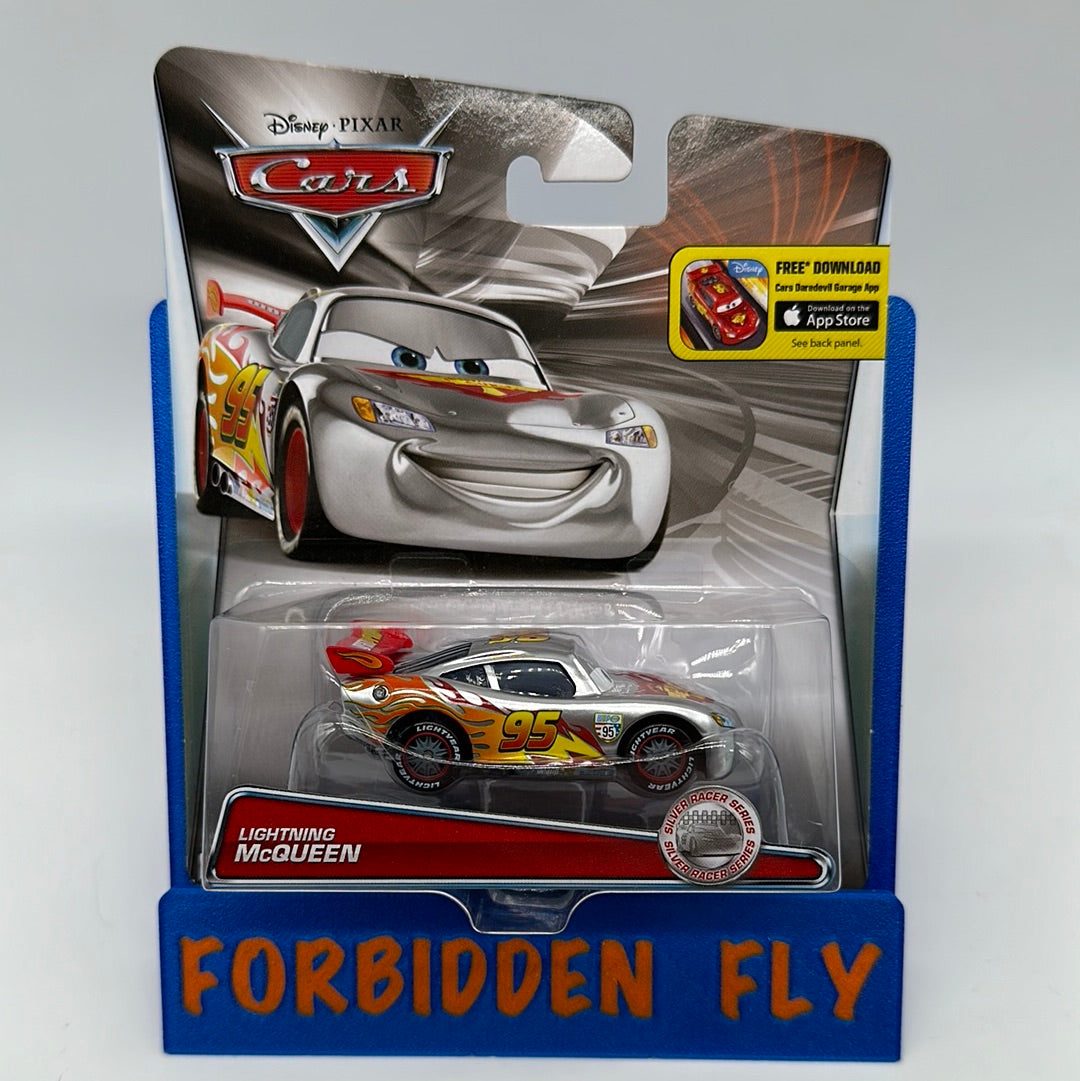 Disney Pixar Cars Movie - Silver Racer Series - Lightning McQueen ...