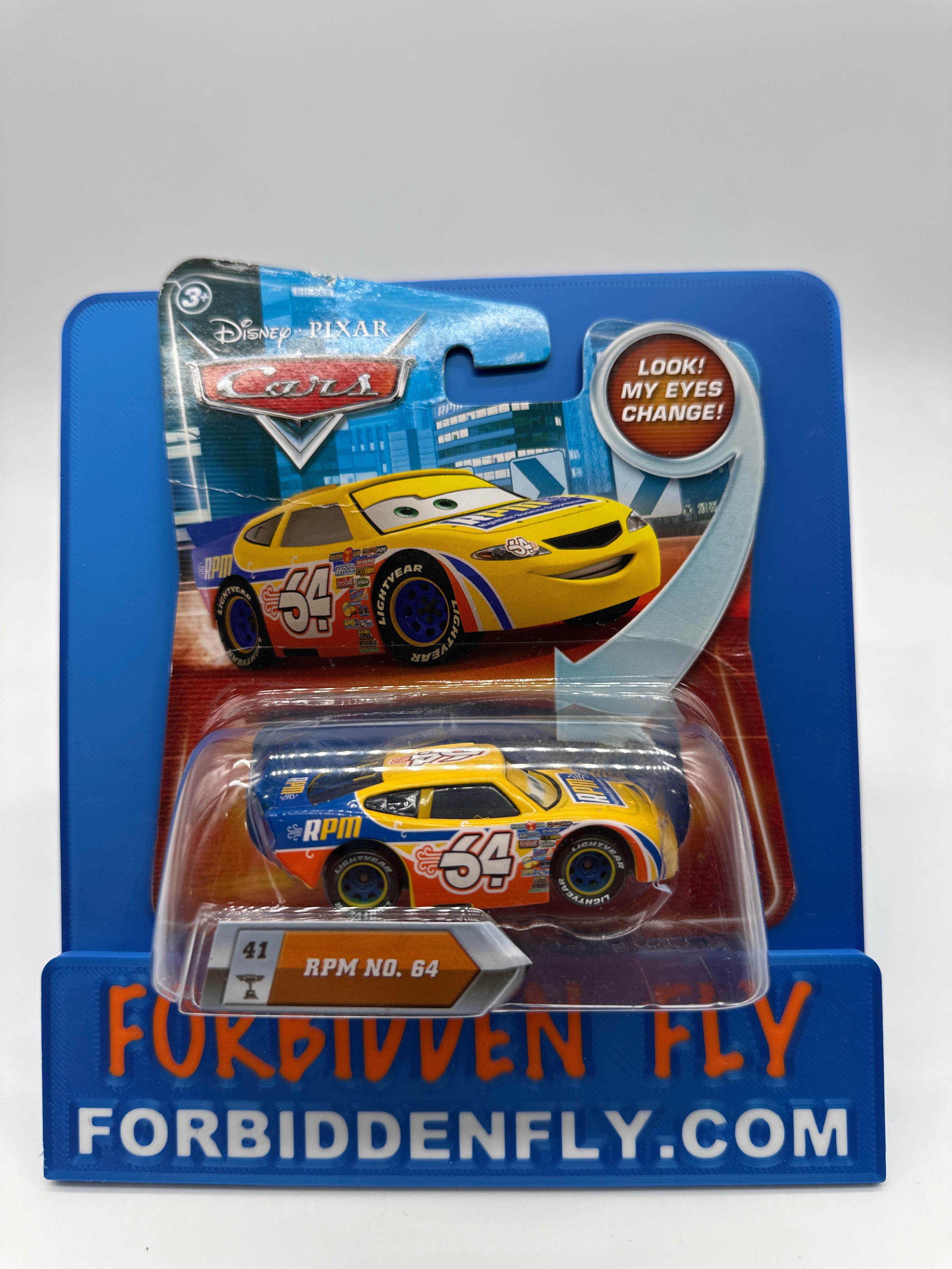 Disney Pixar Cars Movie - Eye Changing RPM No. 64 – Forbidden Fly