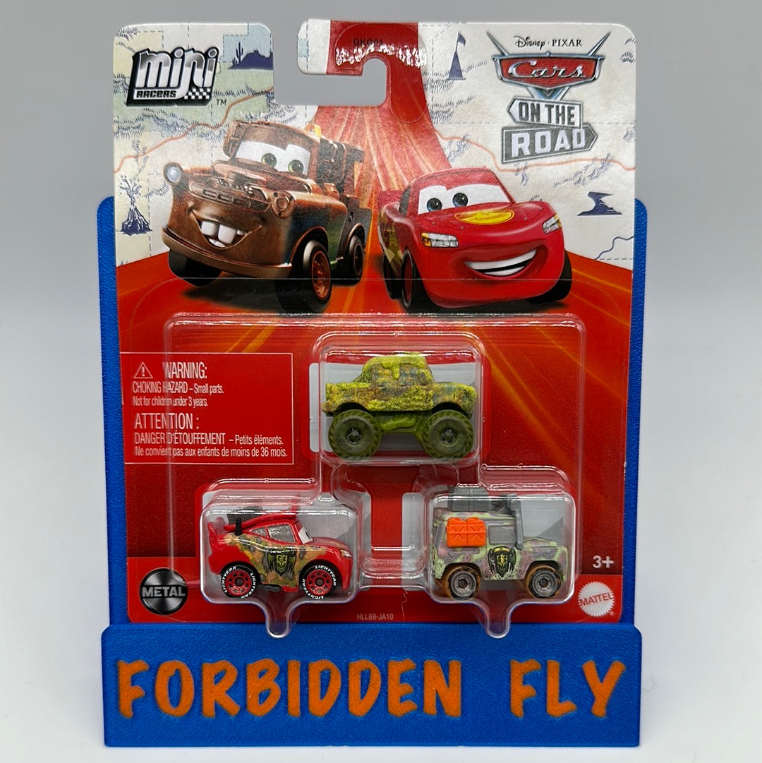 Disney Pixar Cars On the Road - Metal Mini Racers 3 Pack - Ivy (Camo ...
