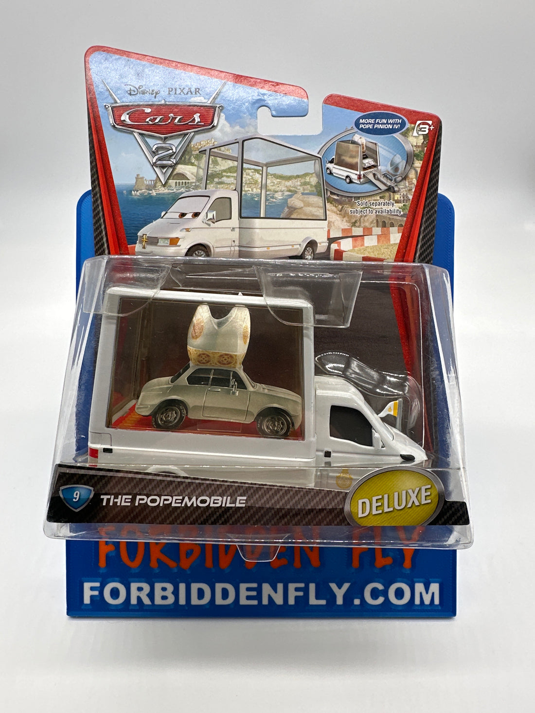 Disney Pixar Cars Movie - Cars 2 Card Series - Deluxe The Popemobile ...