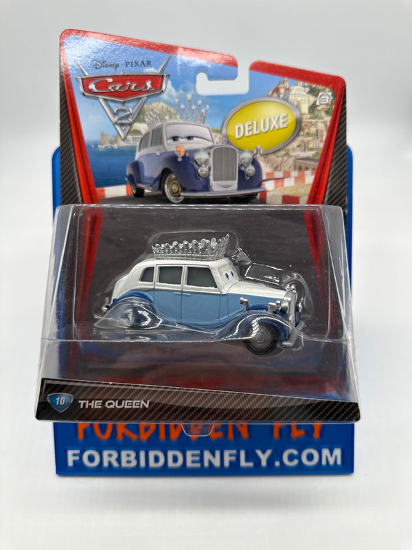 Disney Pixar Cars Movie - Cars 2 Card Series - Deluxe The Queen ...