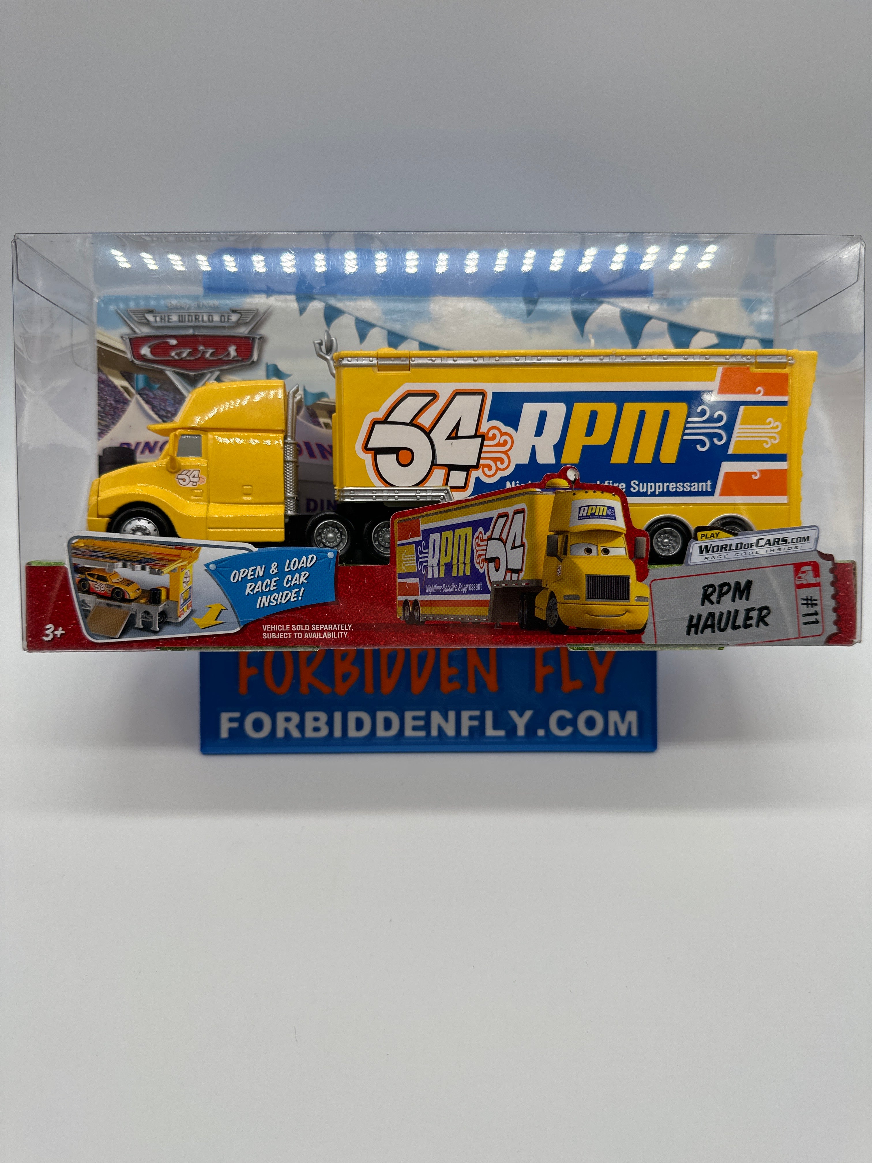 Disney Pixar Cars Movie - World of Cars - RPM Hauler #64 – Forbidden Fly
