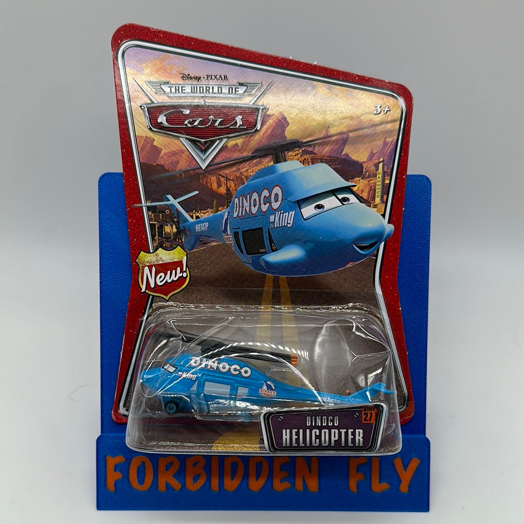 Disney Pixar Cars Movie - World of Cars Series - Dinoco Helicopter ...