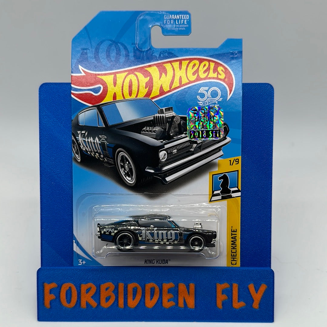 Hot Wheels 2018 Super Treasure Hunt - Factory Stickered - King Cuda ...