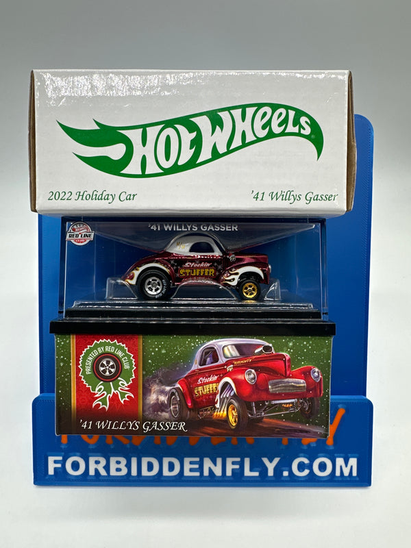 Hot Wheels RLC Red Line Club - 2022 Holiday Car Release - ‘41 Willys G ...