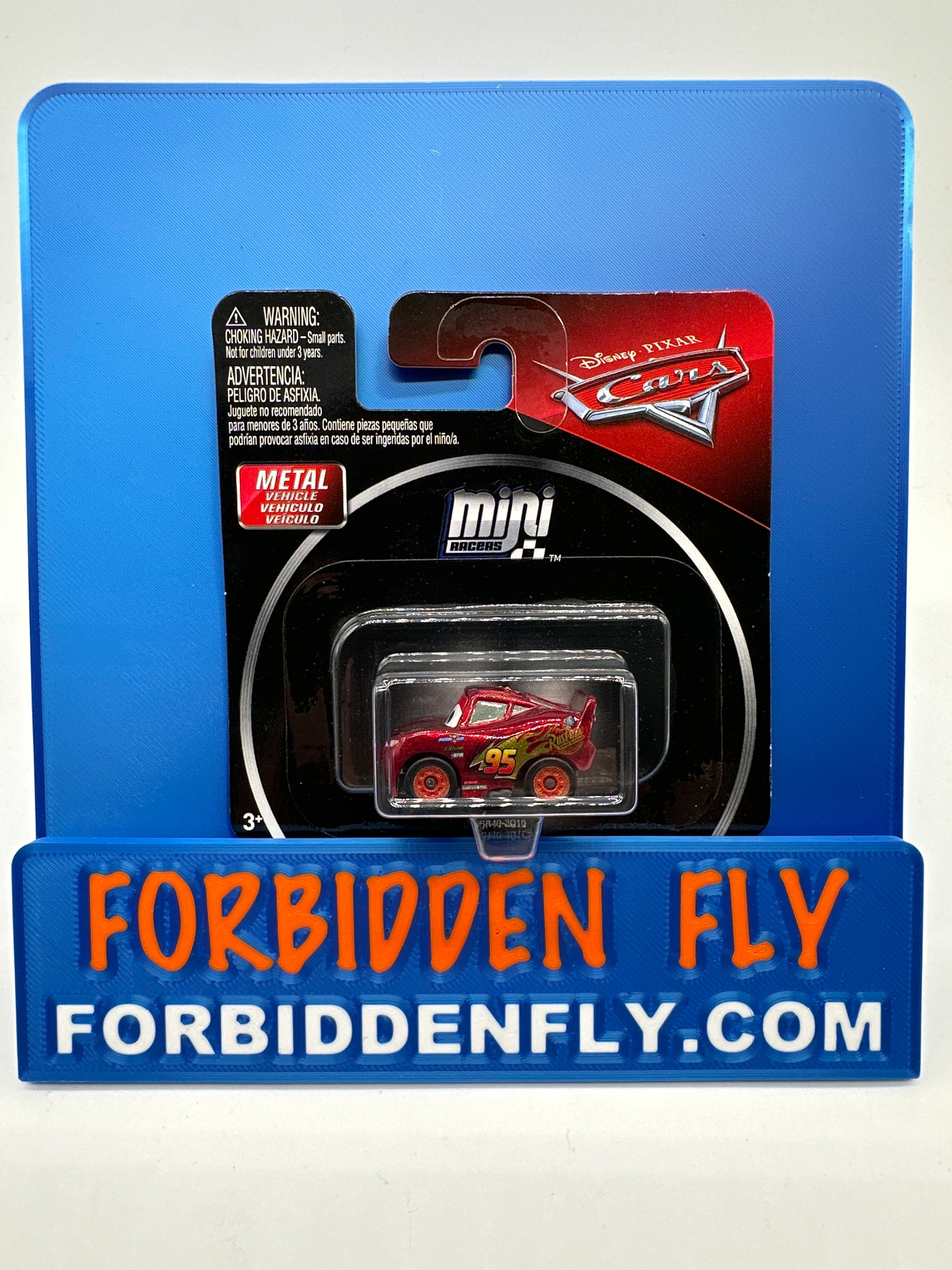 Disney Pixar Cars Movie Metal Mini Racers - Metallic Lightning McQueen ...