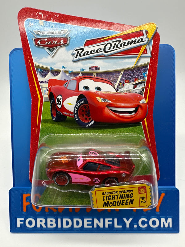 Disney Pixar Cars Movie - Race O Rama - Radiator Springs Pink Decal Li ...