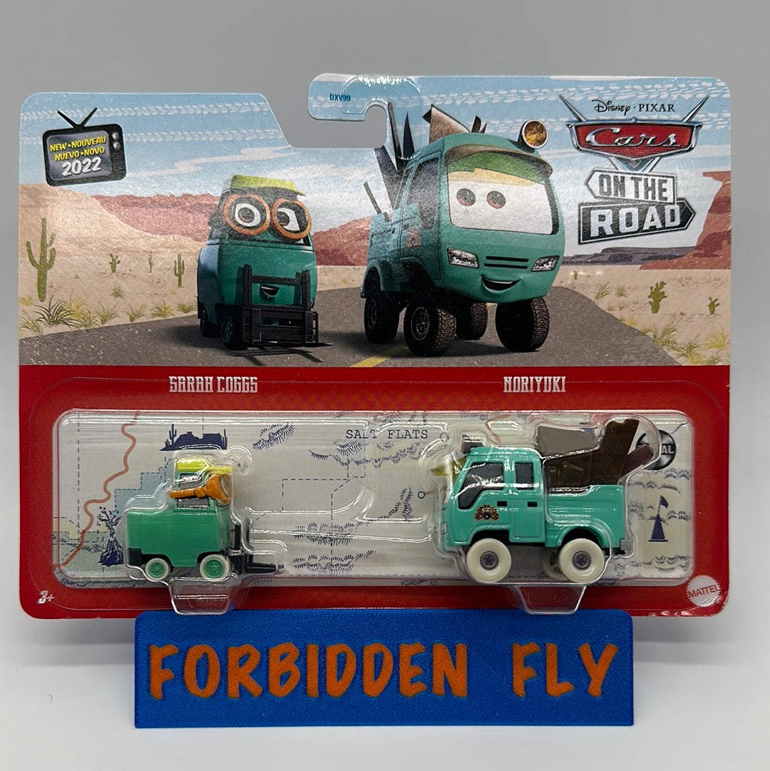 Disney Pixar Cars On the Road - Two Pack - Sarah Coggs & Noriyuki ...