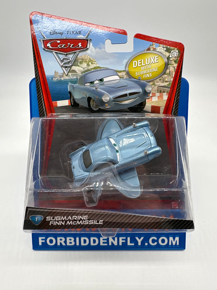 Disney Pixar Cars Movie - Cars 2 Card Series - Deluxe Submarine Finn M ...
