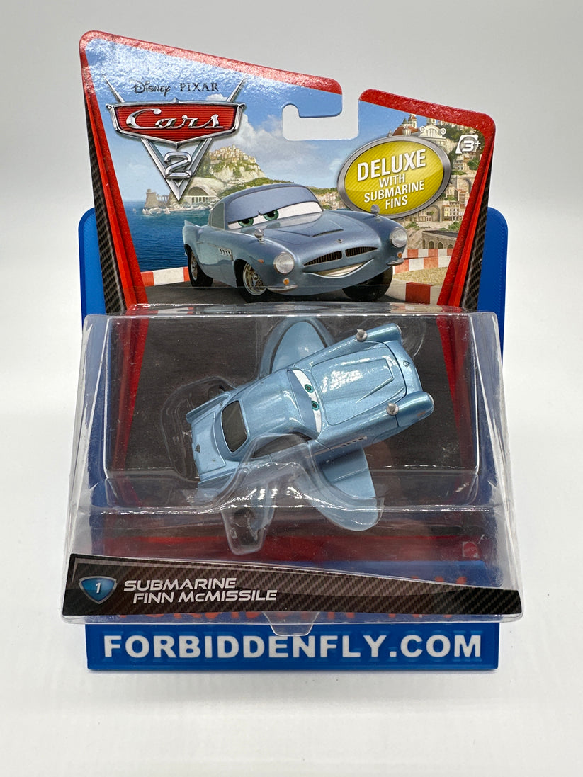 Disney Pixar Cars Movie - Cars 2 Card Series - Deluxe Submarine Finn M ...