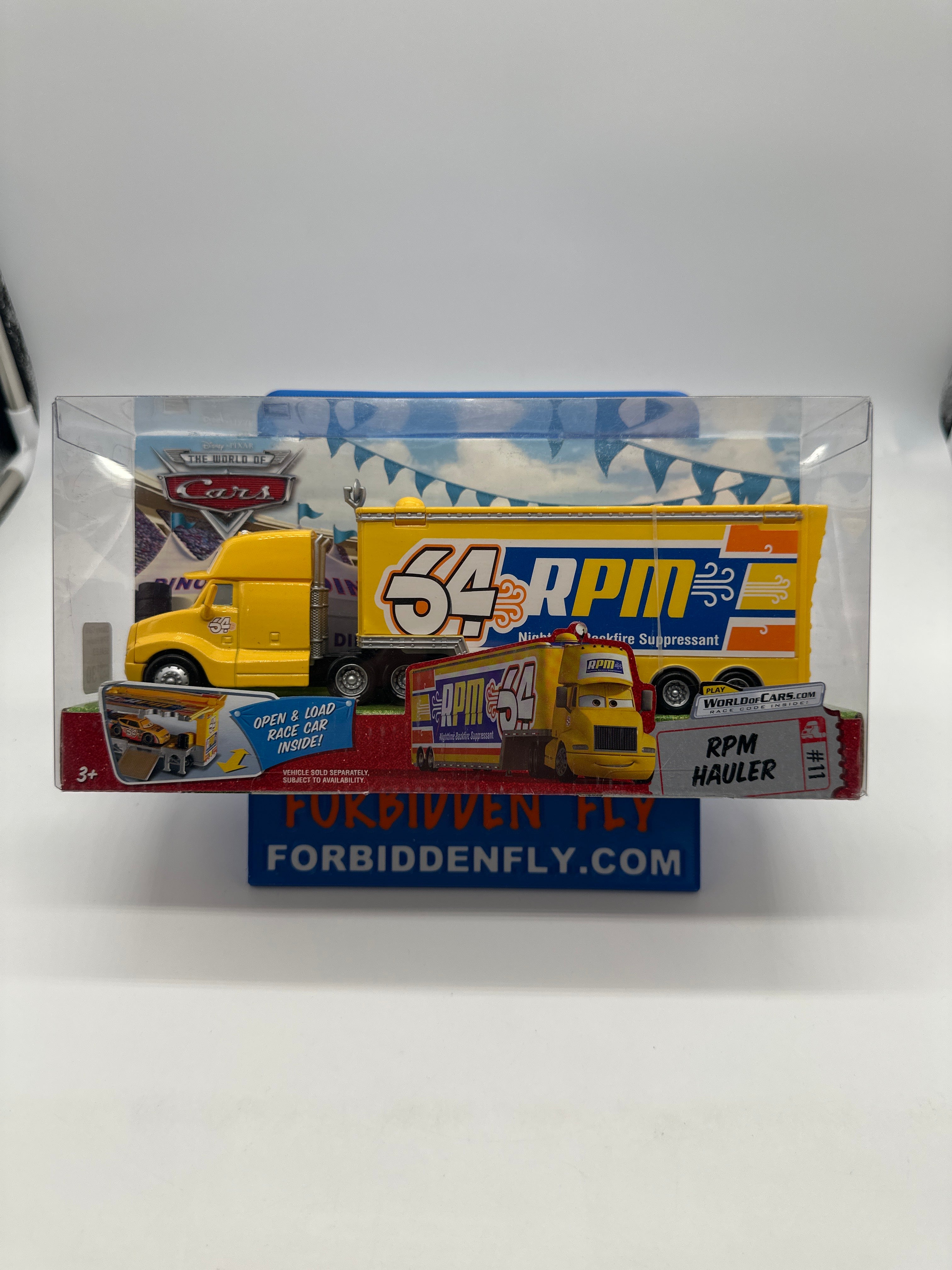 Disney Pixar Cars Movie - World of Cars - RPM Hauler #64 – Forbidden Fly