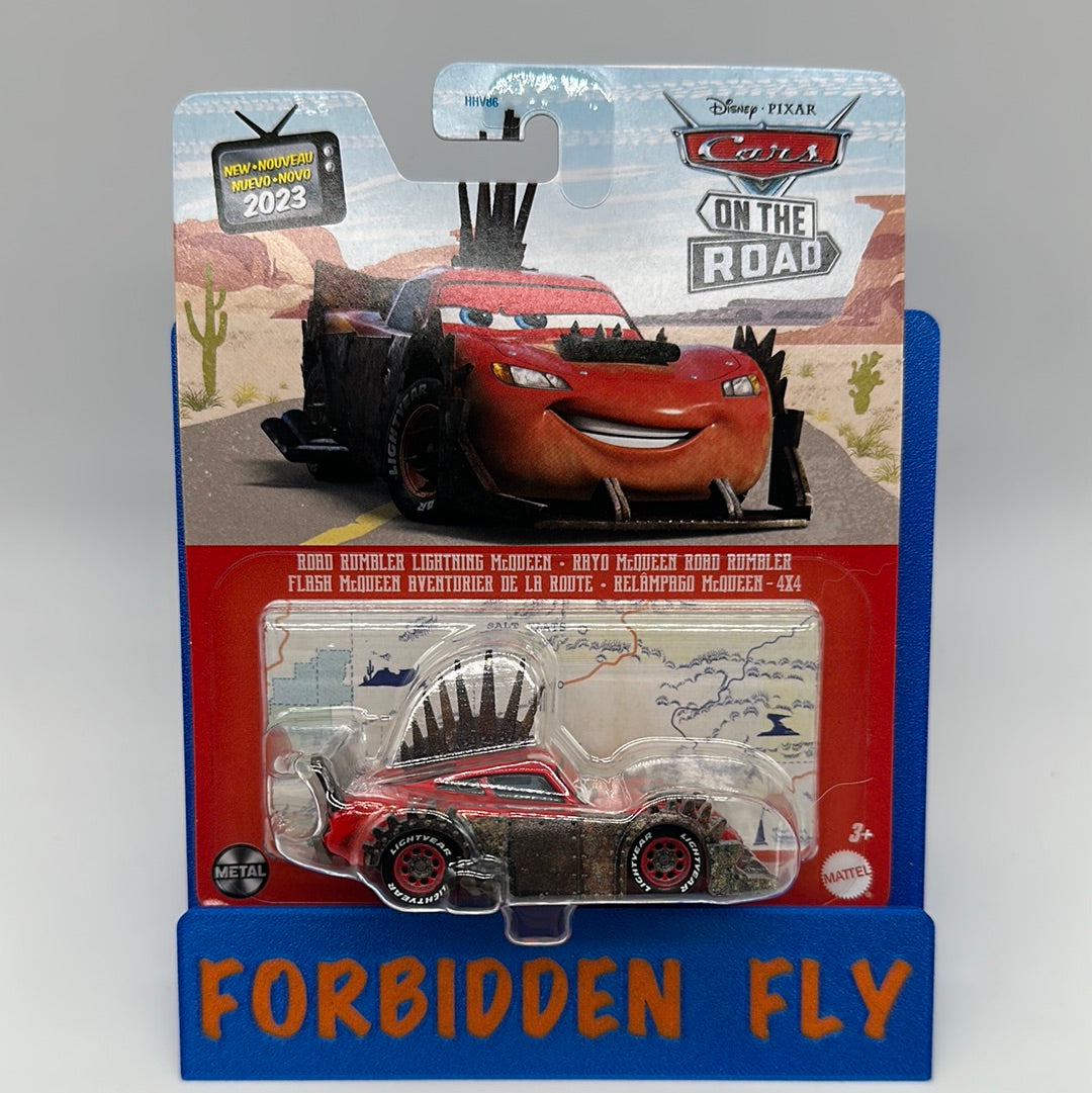 Disney Pixar Cars On The Road - Road Rumbler Lightning McQueen ...