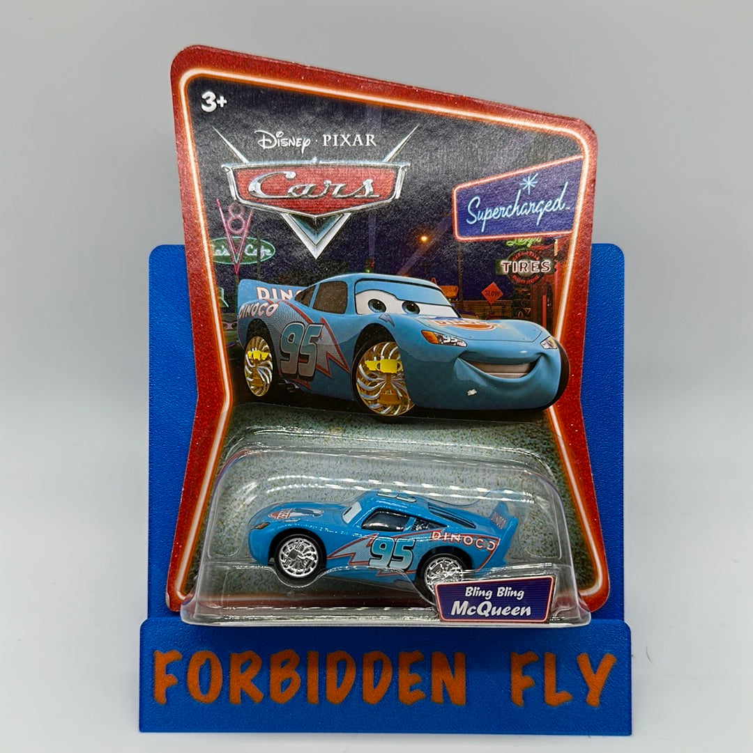 Disney Pixar Cars Movie - Supercharged - Bling Bling Lightning McQueen ...