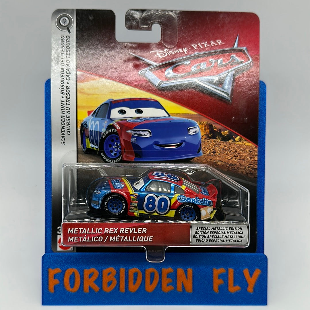 Disney Pixar Cars Movie - Scavenger Hunt Chase - Metallic Rex Revler ...