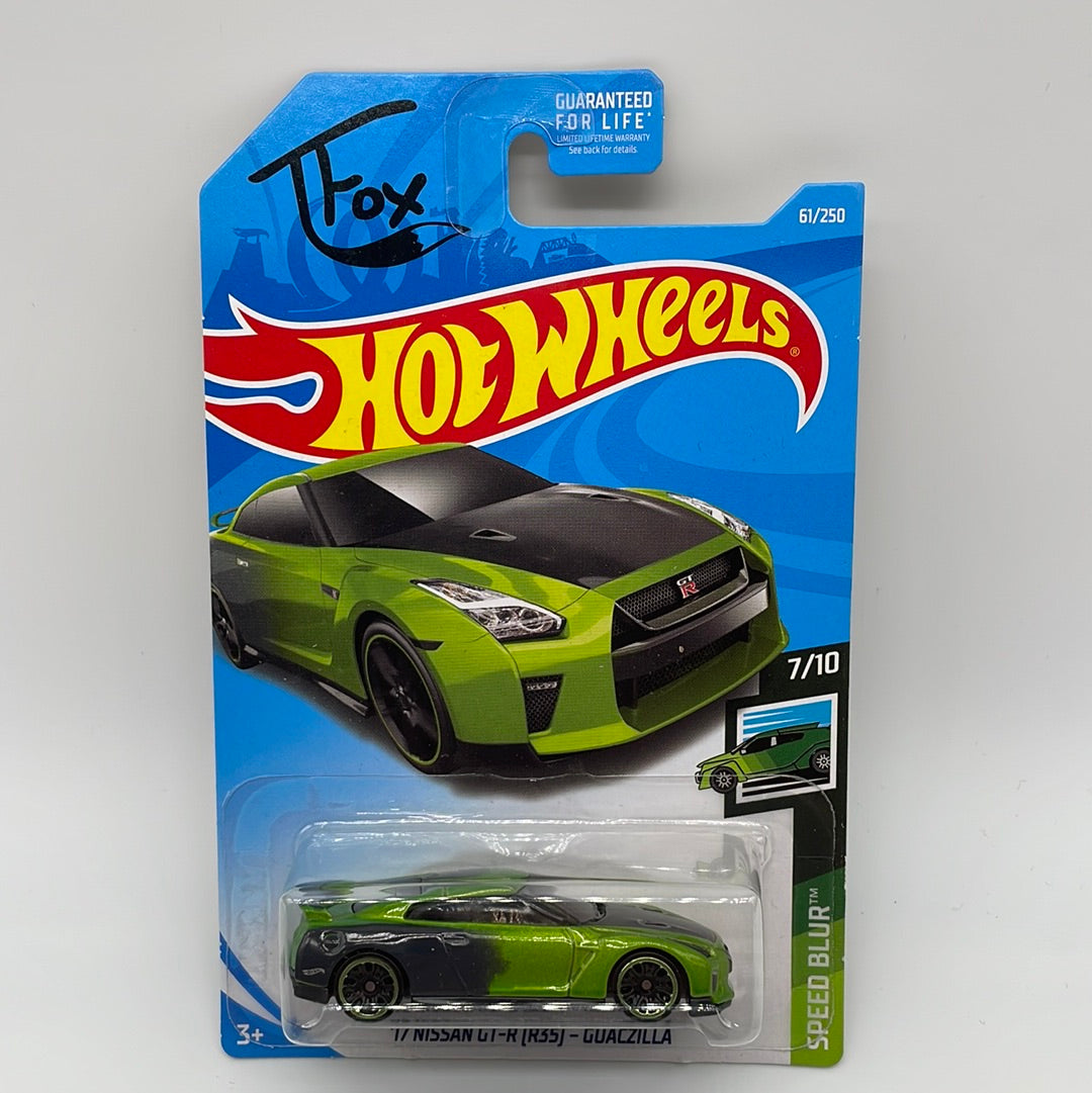 Hot Wheels - 2019 Mainline - T’17 Nissan GT-R R35 - Tanner Fox Guaczil ...