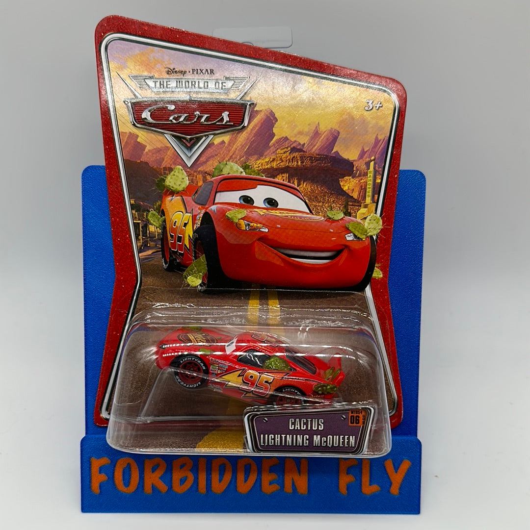 Disney Pixar Cars Movie - World of Cars - Cactus Lightning McQueen ...